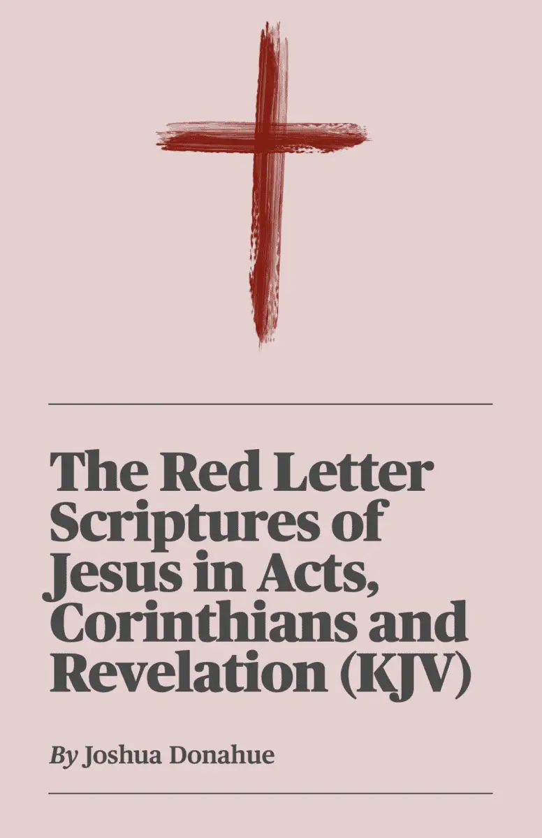eBook | The Red Letter Scriptures of Jesus in Acts, Corinthians and ...
